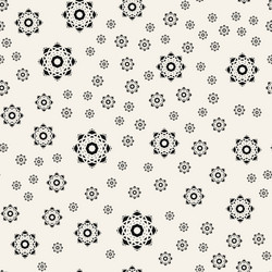 Split hexagon seamless pattern dot work old Vector Image