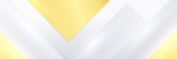 Modern minimal and clean white gold background Vector Image