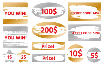 Lucky Draw Ticket Vector Images (over 190)