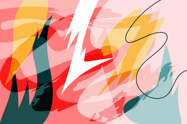 Artistic abstract background random shape splash Vector Image