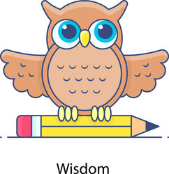 Educational wisdom Royalty Free Vector Image - VectorStock