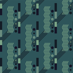 Vertical wave flow seamless pattern Royalty Free Vector
