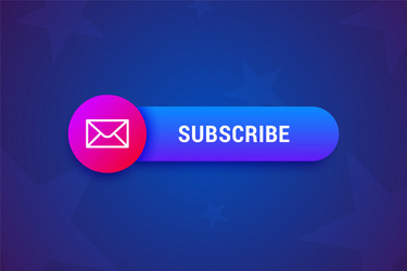 Like and subscribe youtube button banner design Vector Image