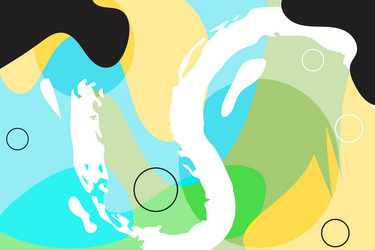 Artistic abstract background random shape splash Vector Image