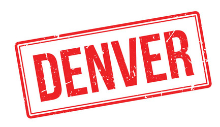 Denver rubber stamp Royalty Free Vector Image - VectorStock