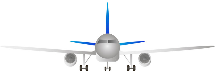 Iron bird plane in sky jet Royalty Free Vector Image