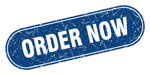 Order now stamp label round grunge sign Royalty Free Vector