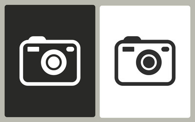 No photo icon camera crossed out Royalty Free Vector Image