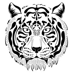 Tiger Outline Vector Images (over 8,700)