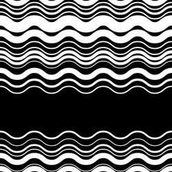 Wavy zig-zag horizontal parallel lines abstract Vector Image