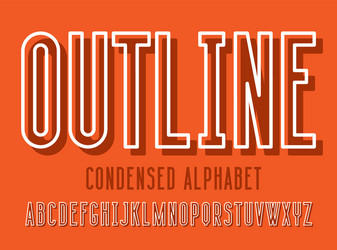 Inline Font Bold Vector Images (over 110)