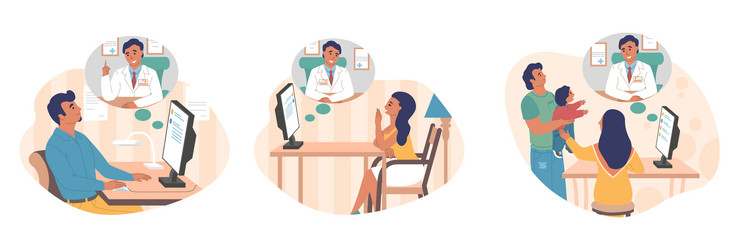 Patient with Family Icon Vector Images (over 3,200)