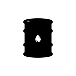 Sign oil black symbol petroleum Royalty Free Vector Image