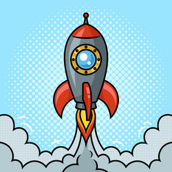 Rocket Cartoon Vector Images (over 52,000)