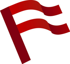 Letter f with racing flag logo Royalty Free Vector Image