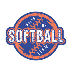 Softball Emblem Vector Images (over 3,000)
