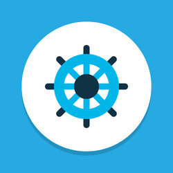 Handwheel icon colored symbol premium quality Vector Image