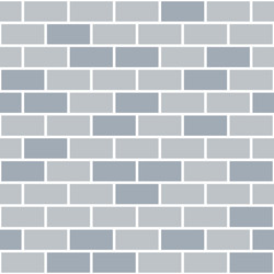 Grey brick wall texture seamless background Vector Image