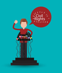 Civil rights design Royalty Free Vector Image - VectorStock