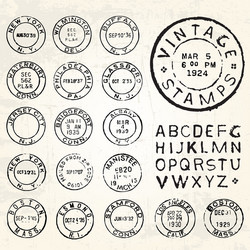 Postage stamp Royalty Free Vector Image - VectorStock