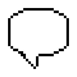 8 Bit Speech Bubble Vector Images (over 300)