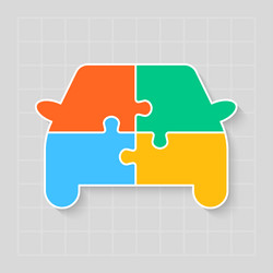 4 Piece Puzzle Vector Images (over 1,700)
