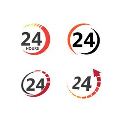 24hr Icon Vector Images (over 420)
