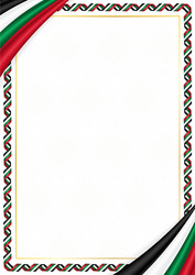 Border made with palestine national colors Vector Image