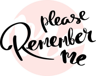 Lettering calligraphy please save me Royalty Free Vector