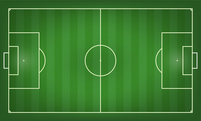 Football arena top view Royalty Free Vector Image