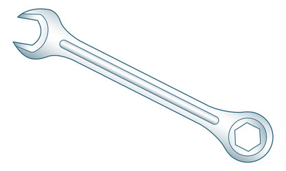 Combination Wrench Drawing