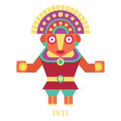 Mama ocllo inca divinity flat Royalty Free Vector Image