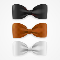 Tie set Royalty Free Vector Image - VectorStock