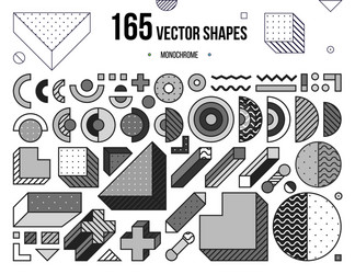 Mega collection with design elements Royalty Free Vector