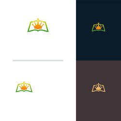 Cleaning king logo designs concept Royalty Free Vector Image