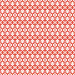 Red seamless snowflakes pattern snow background Vector Image
