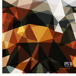 Abstract seamless rumpled triangular pattern Vector Image