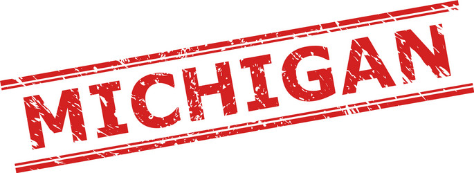 Michigan watermark stamp Royalty Free Vector Image