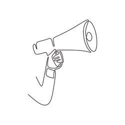 Megaphone Line Drawing Vector Images (over 1,300)