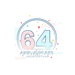 64 Anniversary Vector Images (over 370)