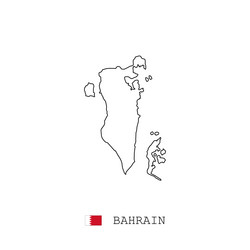 Bahrain Map Outline Vector Images (over 300)