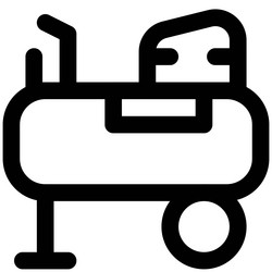 Mobile tank for fuel storage Royalty Free Vector Image