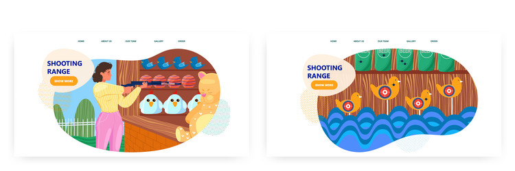 Range Shooting Banner Vector Images (over 220)