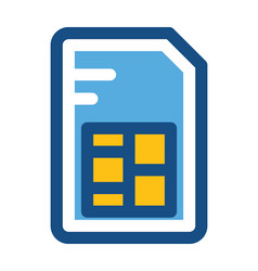 Sim icon Royalty Free Vector Image - VectorStock