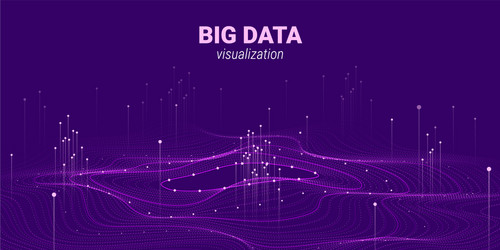 Abstract wave signal Royalty Free Vector Image