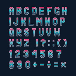 Alphabet Grid Vector Images (over 3,400)