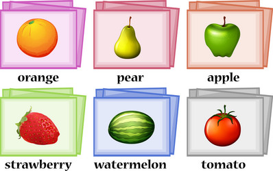 Tomato Flashcard Vector Images (55)