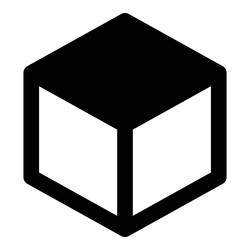 Cyber cube used to protect from risk Royalty Free Vector