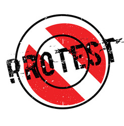 Protest rubber stamp Royalty Free Vector Image