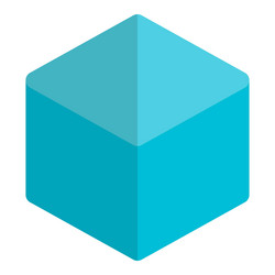 Cyber cube used to protect from risk Royalty Free Vector